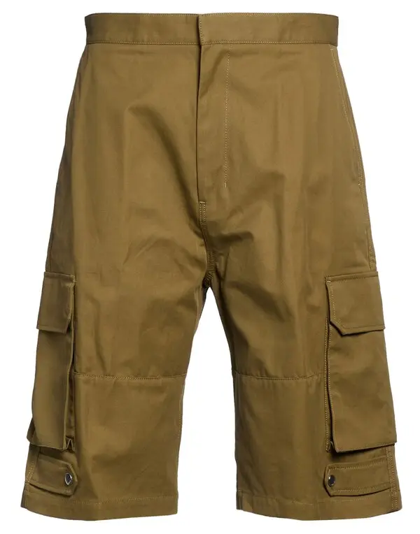 AMI Paris Military Cotton Cargo Shorts