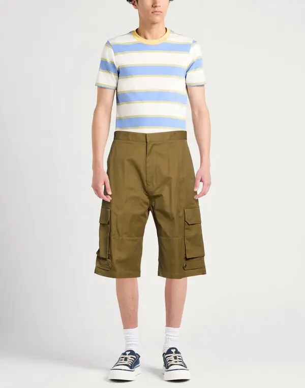 AMI Paris Military Cotton Cargo Shorts