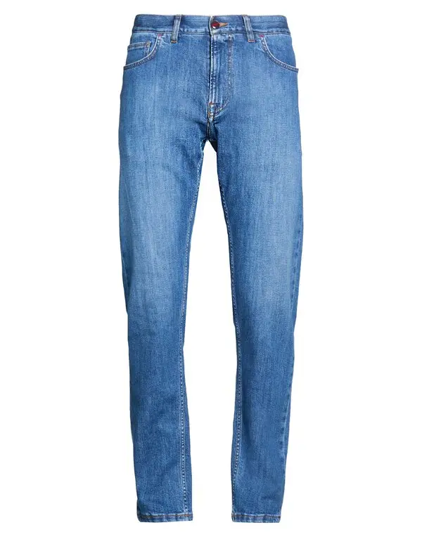 Isaia Jeans Size Cotton, Elastane