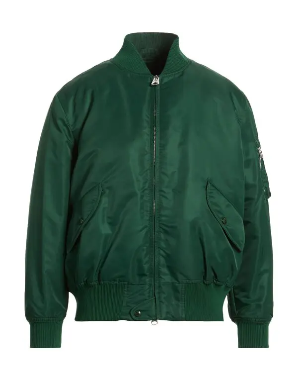 SPIEWAK Bomber Jacket In Midnight Polyamide - Green