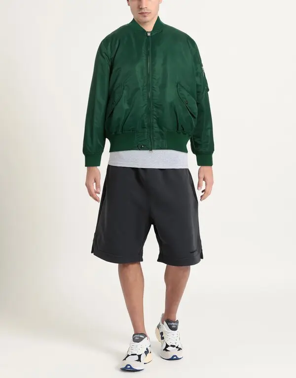 SPIEWAK Bomber Jacket In Midnight Polyamide - Green