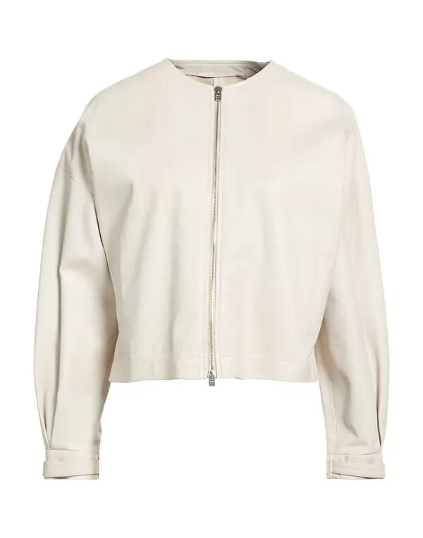 Herno Jacket Ivory Size Lambskin