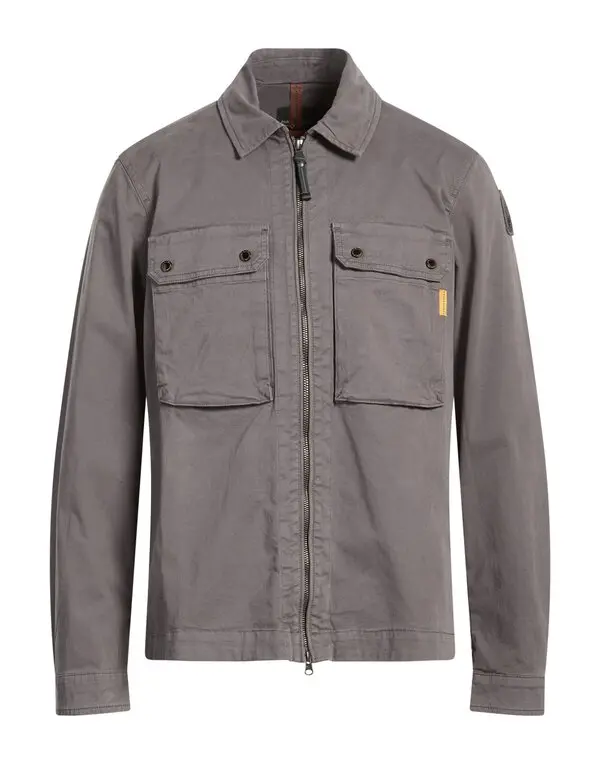 PARAJUMPERS Jacket Light Size Cotton, Elastane - Grey