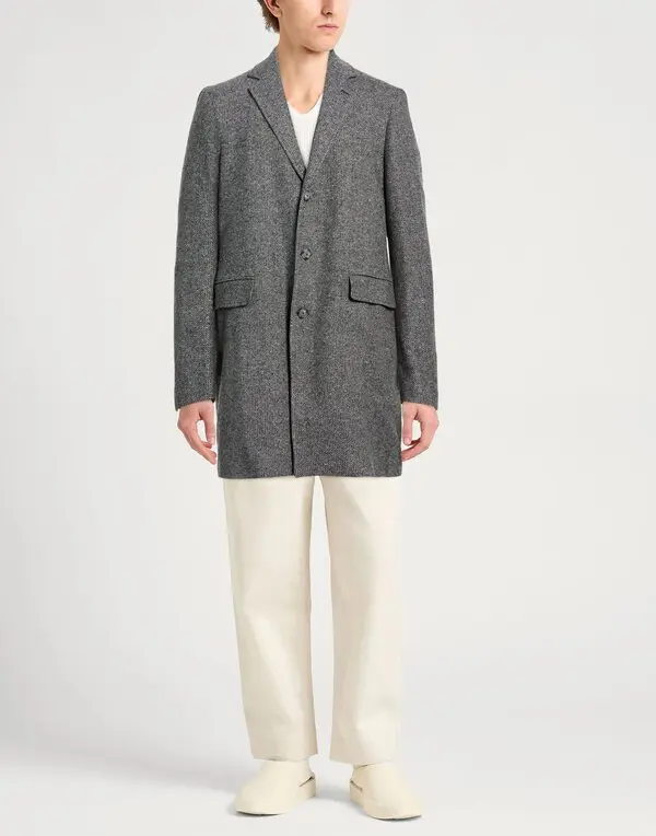 Façonnable Coat Size Wool, Polyester, Polyamide