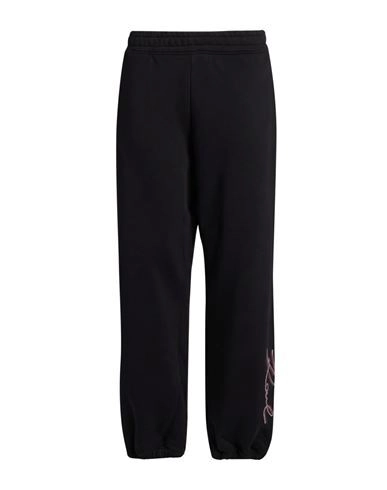 Karl Lagerfeld Burgundy French Terry Logo Track Pants - Black