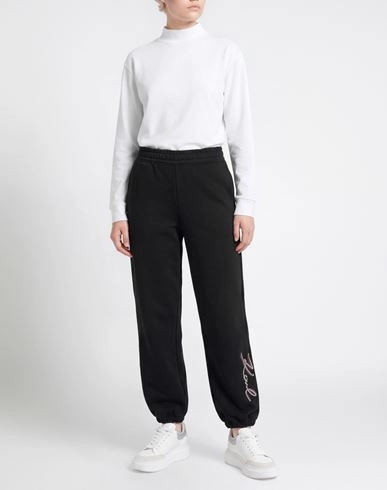 Karl Lagerfeld French Terry Logo Track Pants - Black