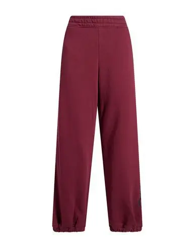 Karl Lagerfeld Burgundy French Terry Logo Track Pants - Red