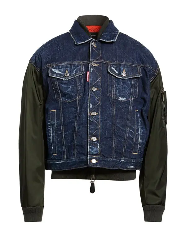 Dsquared2 Denim Outerwear Size Cotton, Polyamide