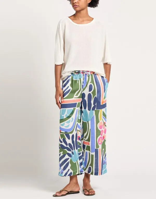 120% Lino Pants Light Size Linen