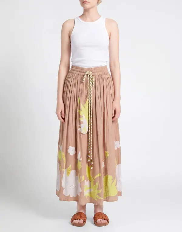 CONNOR & BLAKE Maxi Skirt Sand Size Cotton