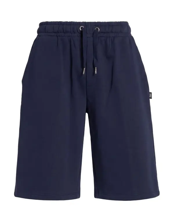 Iceberg Cotton Athletic Shorts With Print And Logo