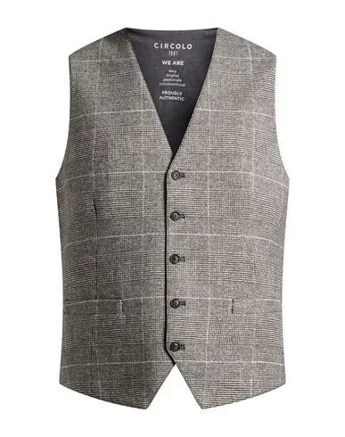 CIRCOLO 1901 Tailored Vest Size Cotton, Elastane - Grey