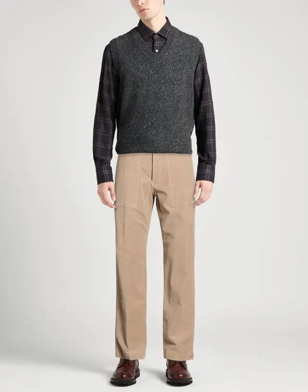 Incotex Pants Camel Size Cotton, Elastane