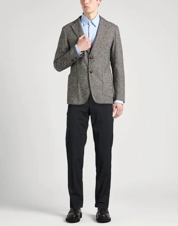 MOORER Cotton Stretch Tailored Tapered Leg Pants