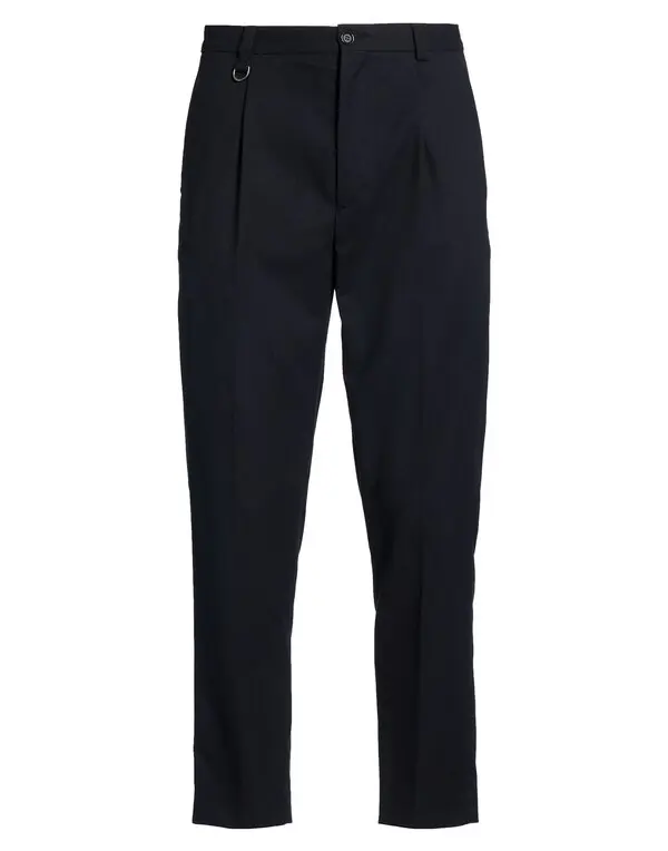 PAOLO PECORA Pants Midnight Size Polyester, Viscose, Elastane