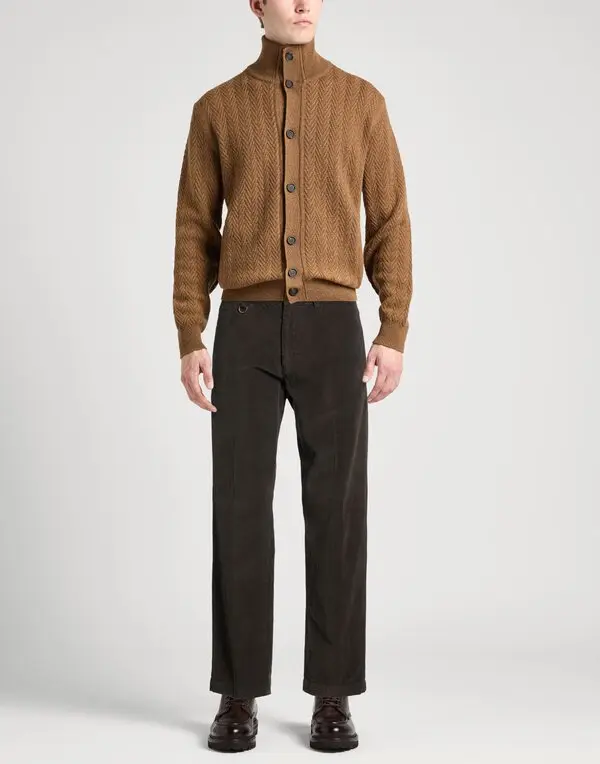 PAOLO PECORA Pants Military Size Cotton, Elastane