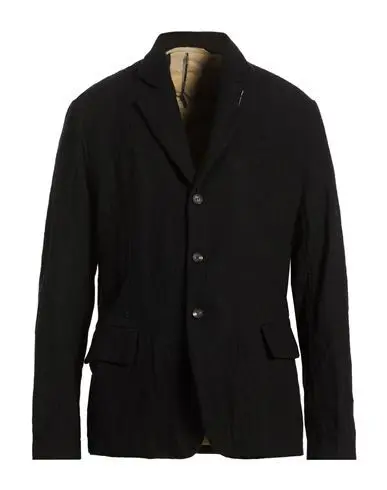 Masnada Blazer Size Wool, Cotton, Metal Fiber - Black