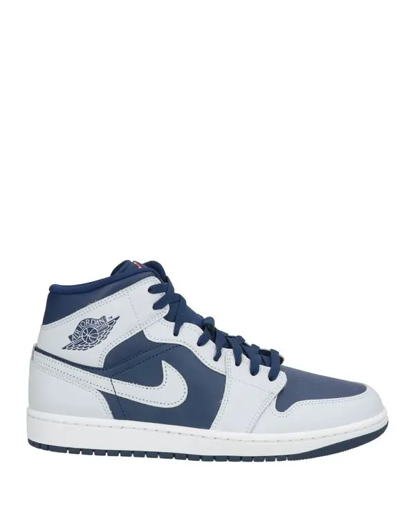 JORDAN Sneakers Size Leather, Textile Fibers