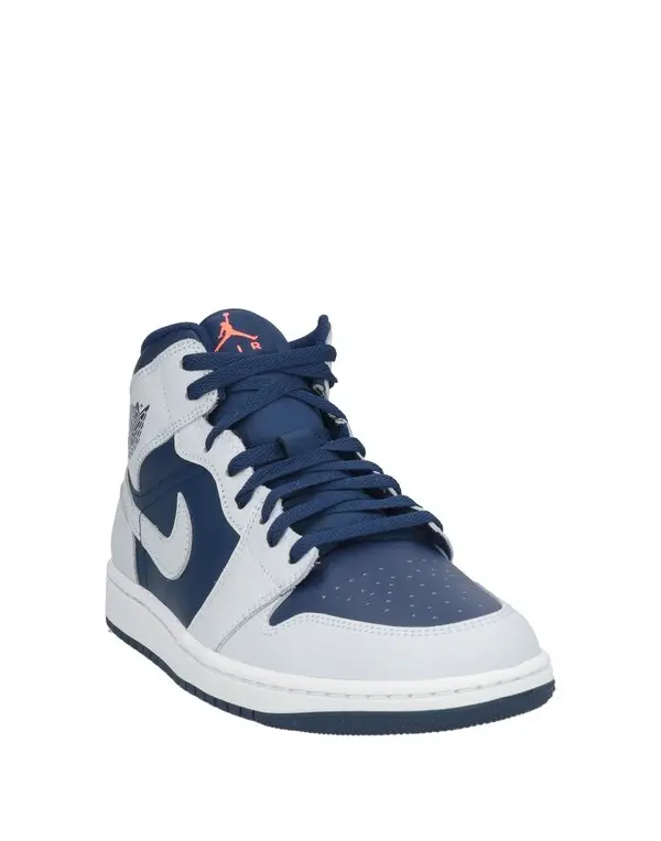 JORDAN Sneakers Size Leather, Textile Fibers