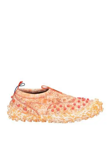 Sunnei Textile Fibers And Leather Slip-on Sneakers - Orange
