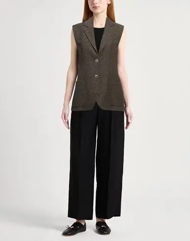 CARLA G. Sleeveless Tweed Blazer