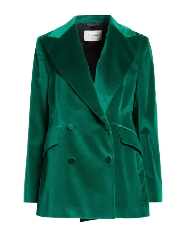 BALLANTYNE Blazer Emerald Size Cotton, Elastane