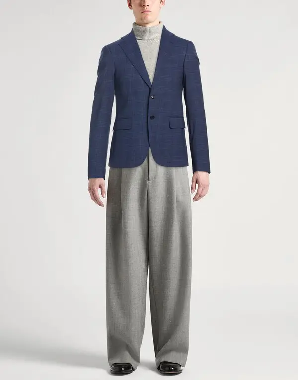 TOMBOLINI Blazer Size Polyester, Virgin Wool, Elastane