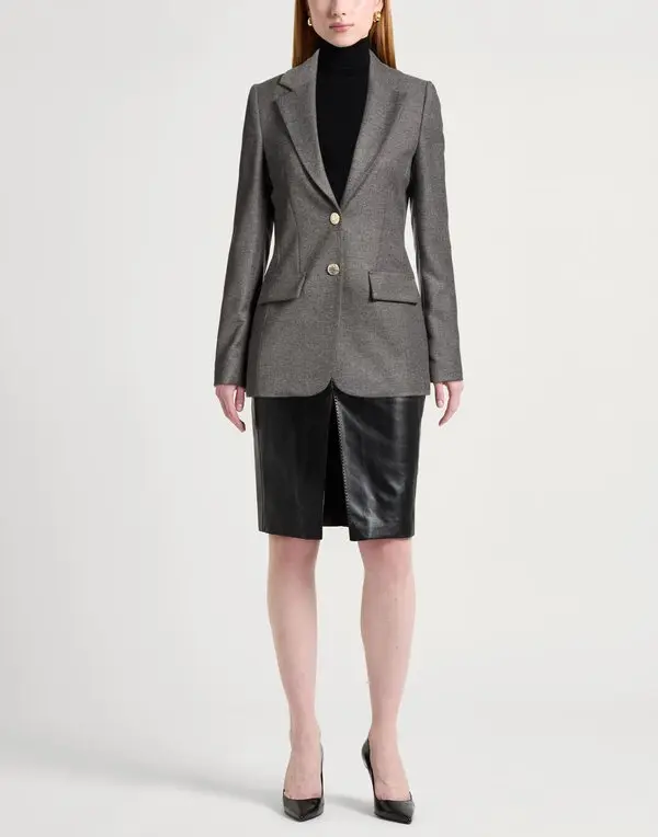 CARLA G. Blazer Size Wool, Polyester, Polyamide, Viscose, Elastane