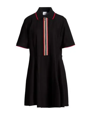 Burberry Cotton Polo Dress - Black