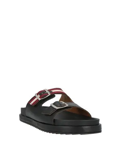 Bally Sandals Size Leather, Synthetic Material - Black
