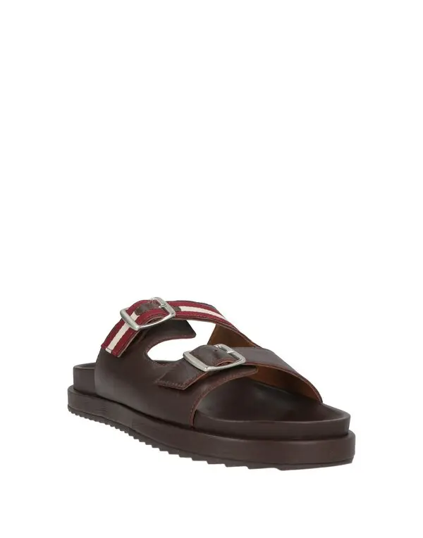 Bally Leather Sandals With Buckle Fastening