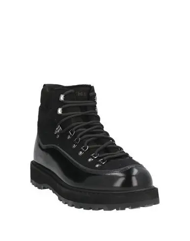 Diemme Roccia Vet Gala Leather And Textile Fibers Ankle Boots - Black
