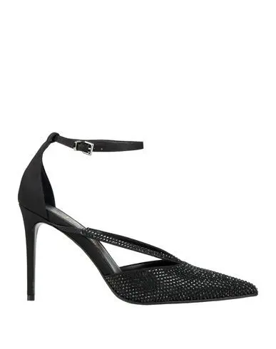 J.A.P. JOSE ANTONIO PEREIRA Embellished Stiletto Pumps - Black