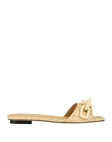 SERENA UZIYEL Sandals Size Textile Fibers - Beige