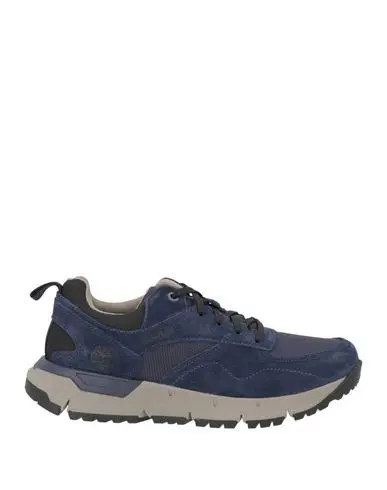 Timberland Sneakers Size Leather, Textile Fibers - Navy