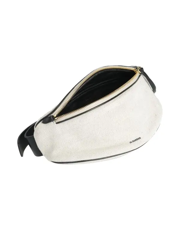 JIL SANDER Belt Bag Textile Fibers, Leather - Beige