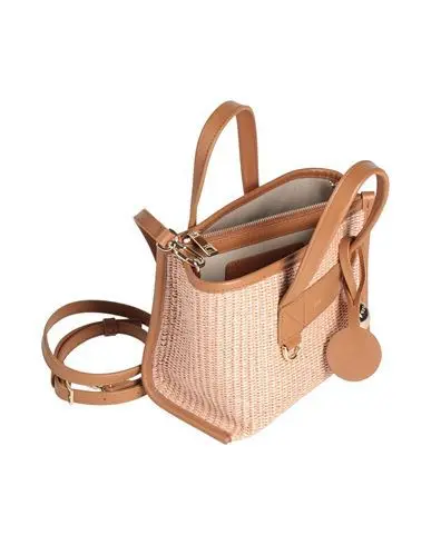 Furla Leather And Raffia Handbag