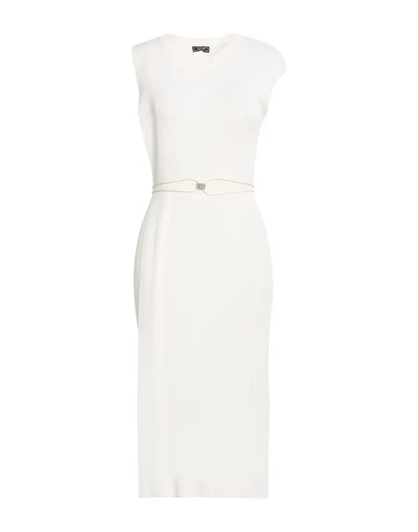 Peserico Midi Dress Size Viscose, Polyester