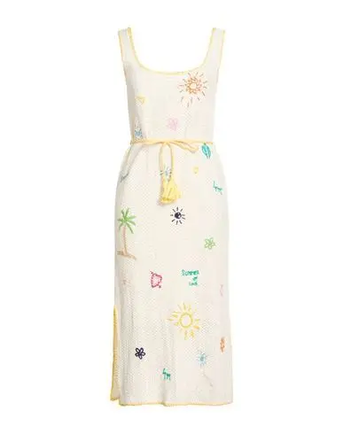 ARIZONA LOVE Midi Dress Size Cotton - White