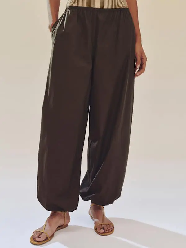 REFORMATION Aven Short Pant - Brown