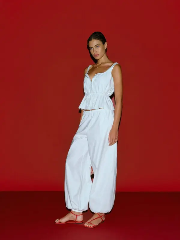 REFORMATION Aven Short Pant - Ivory