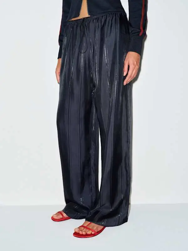 REFORMATION Aitana Relaxed Fit Wide Leg Pants