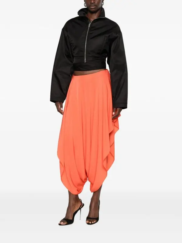Alaïa Asymmetric Midi Skirt
