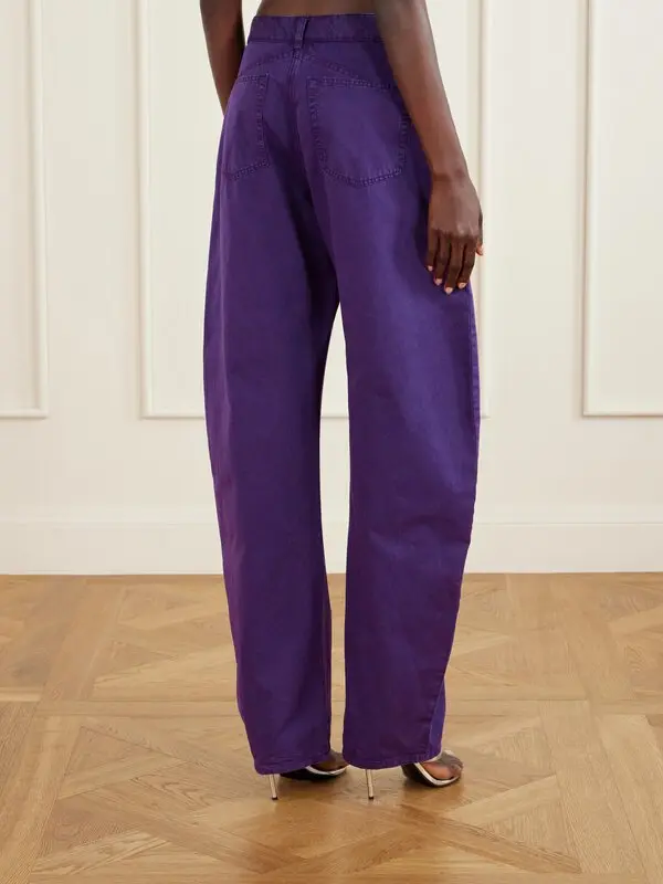 Alaïa Mid-rise Wide-leg Jeans