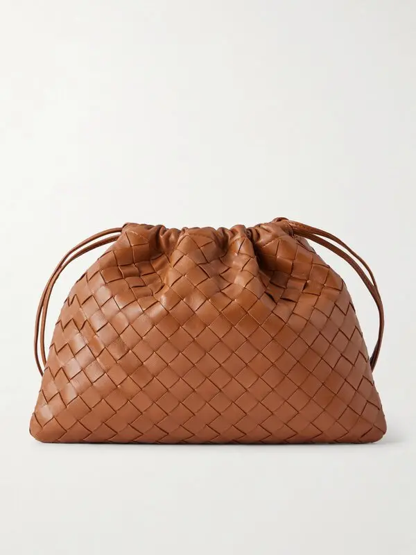 Bottega Veneta Intrecciato Leather Dustbag Shoulder Bag