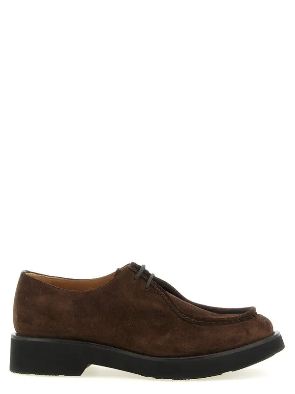 Church's Nelly Suede Lace-up Derby Shoes - Brown