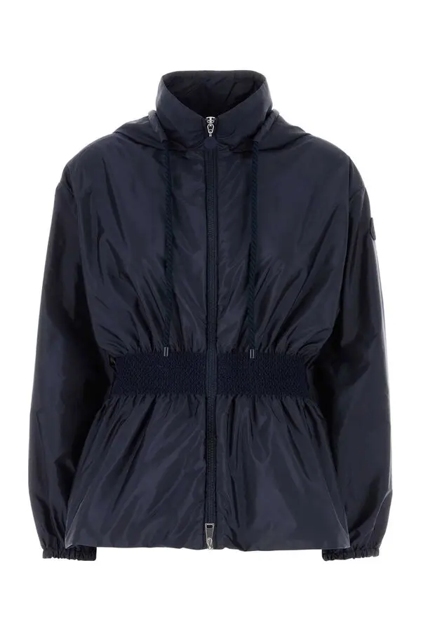 Moncler Navy Nylon Liriope Jacket - Blue