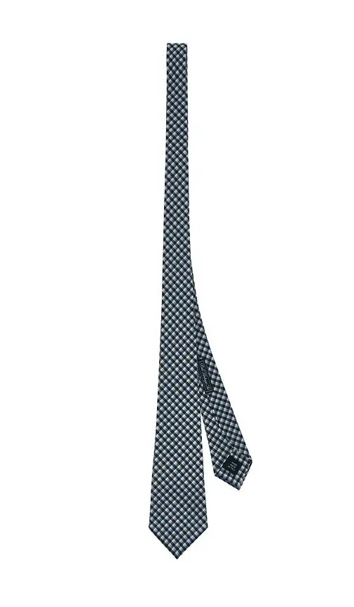 Polo Ralph Lauren Micro Gingham Neck Tie - Blue