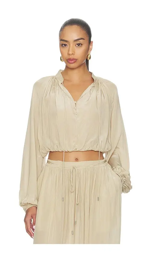 CAMILA COELHO Nerea Cropped Top