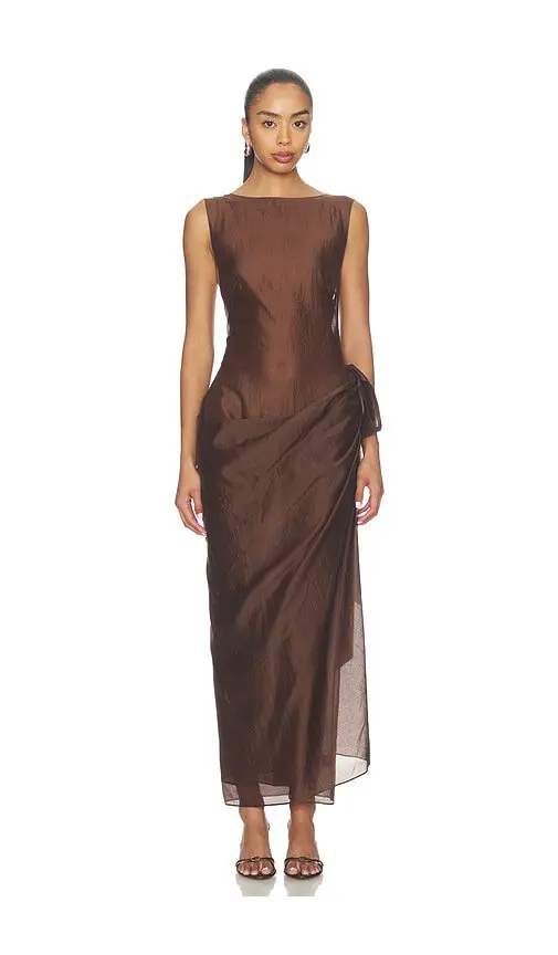 CAMILA COELHO Maxi Dress - Brown
